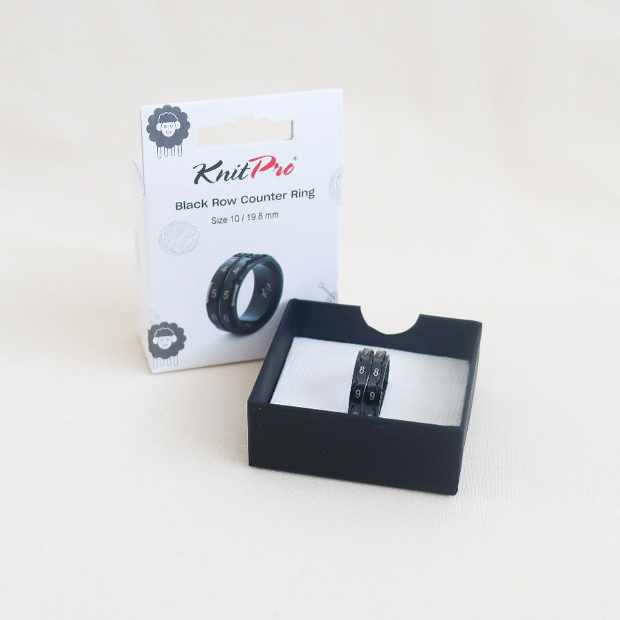 Knitpro Row Counter Ring Black– Crafty Llama