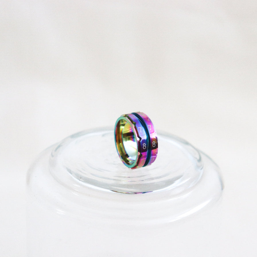 KnitPro Row Counter Ring Rainbow– Crafty Llama